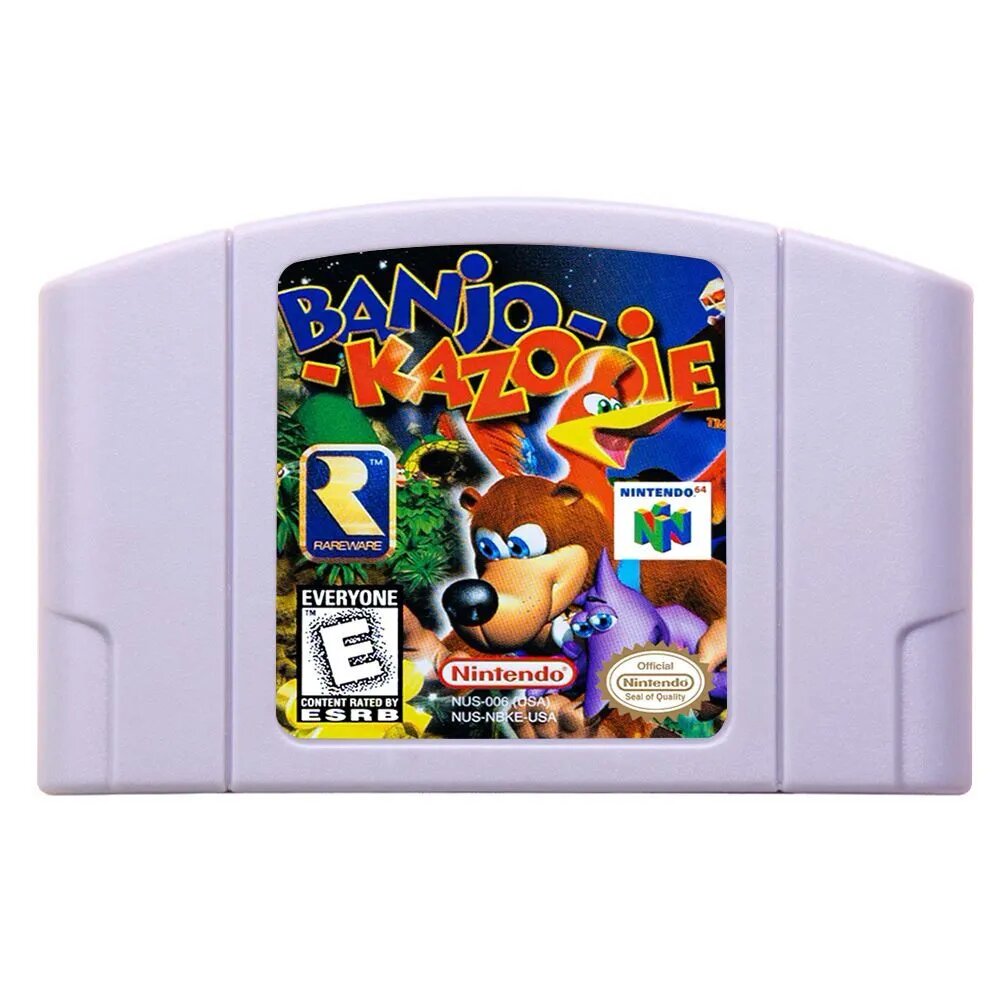 N64 Games Banjo-Карта-картридж с 64 играми Kazooie для консоли N64