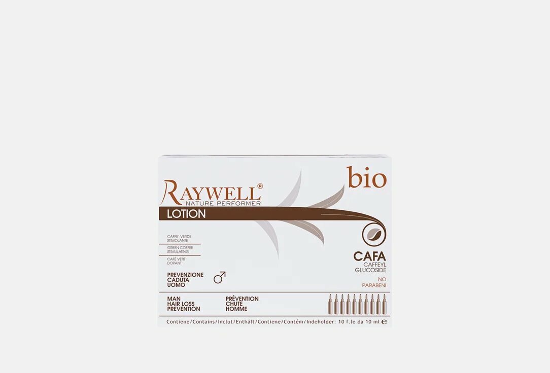 Raywell Bio Cafa Anti-Hair Loss Лосьон против выпадения волос 10шт