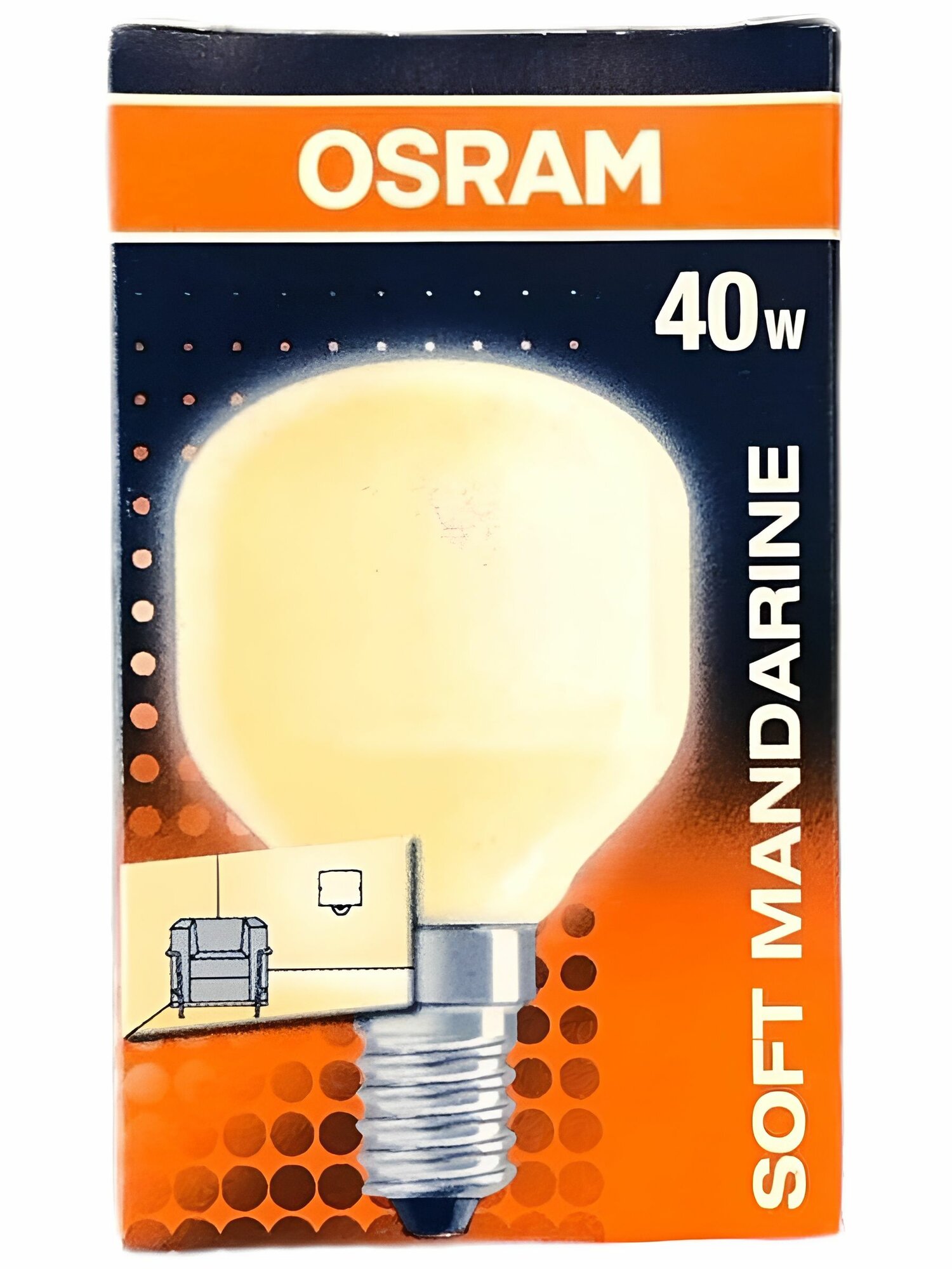 Лампа Osram Soft Mandarine E14 40W Франция