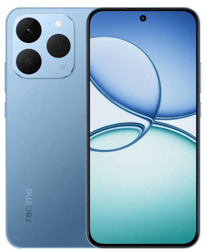 Разблокированный мобильный телефон realme 15T с доступом к Google Play Store Голубой, Blue