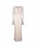 Платье TWENTY FOURHAITCH Flared-cuff maxi dress, размер 44, разноцветный