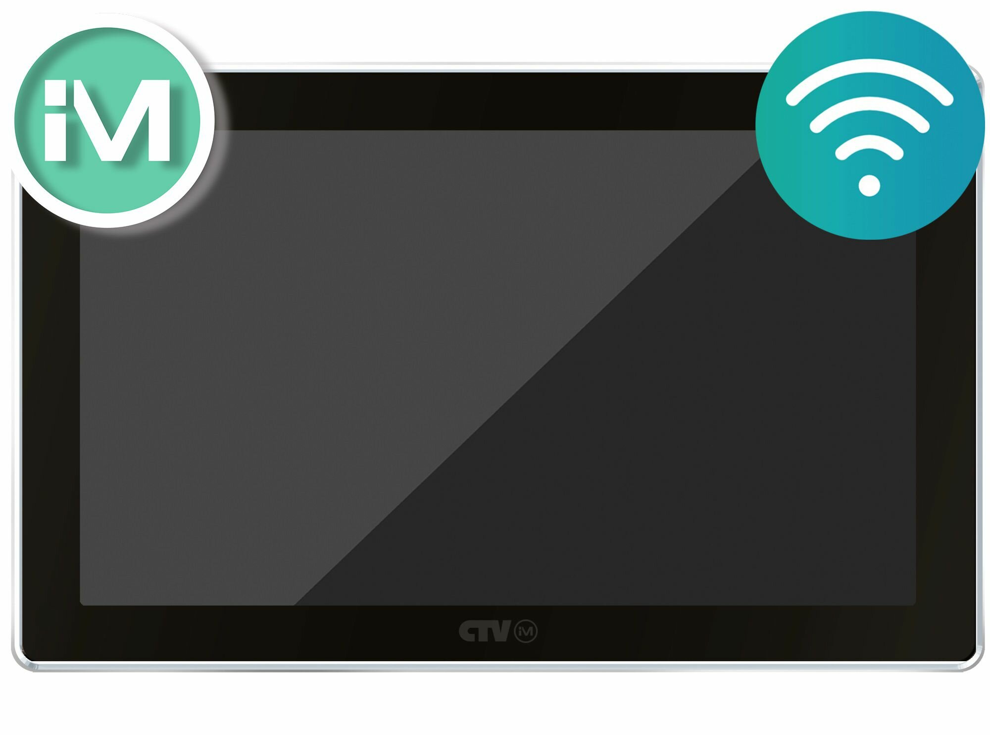 CTV-iM Cloud 10 Монитор видеодомофона (CTV-iM1030W Cloud 10 B, Черный)