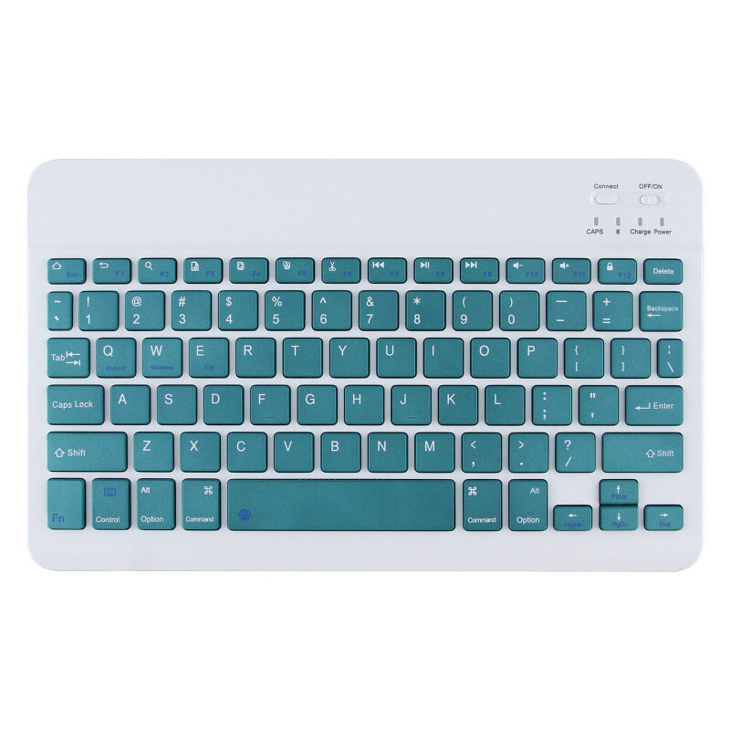 Клавиатура Jingzun 10inch Bluetooth, совместимая с iPad, планшетом и телефоном, с сенсорной зарядкой, персонализированная цветная печать, набор клавиатуры и мыши