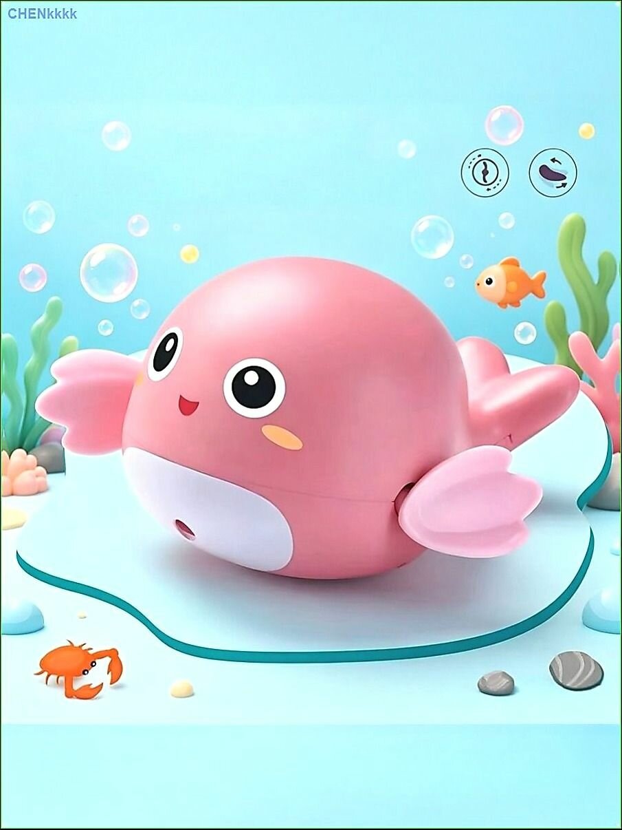 Детская игрушка-рыбка для воды, яркая, безопасная, для купания