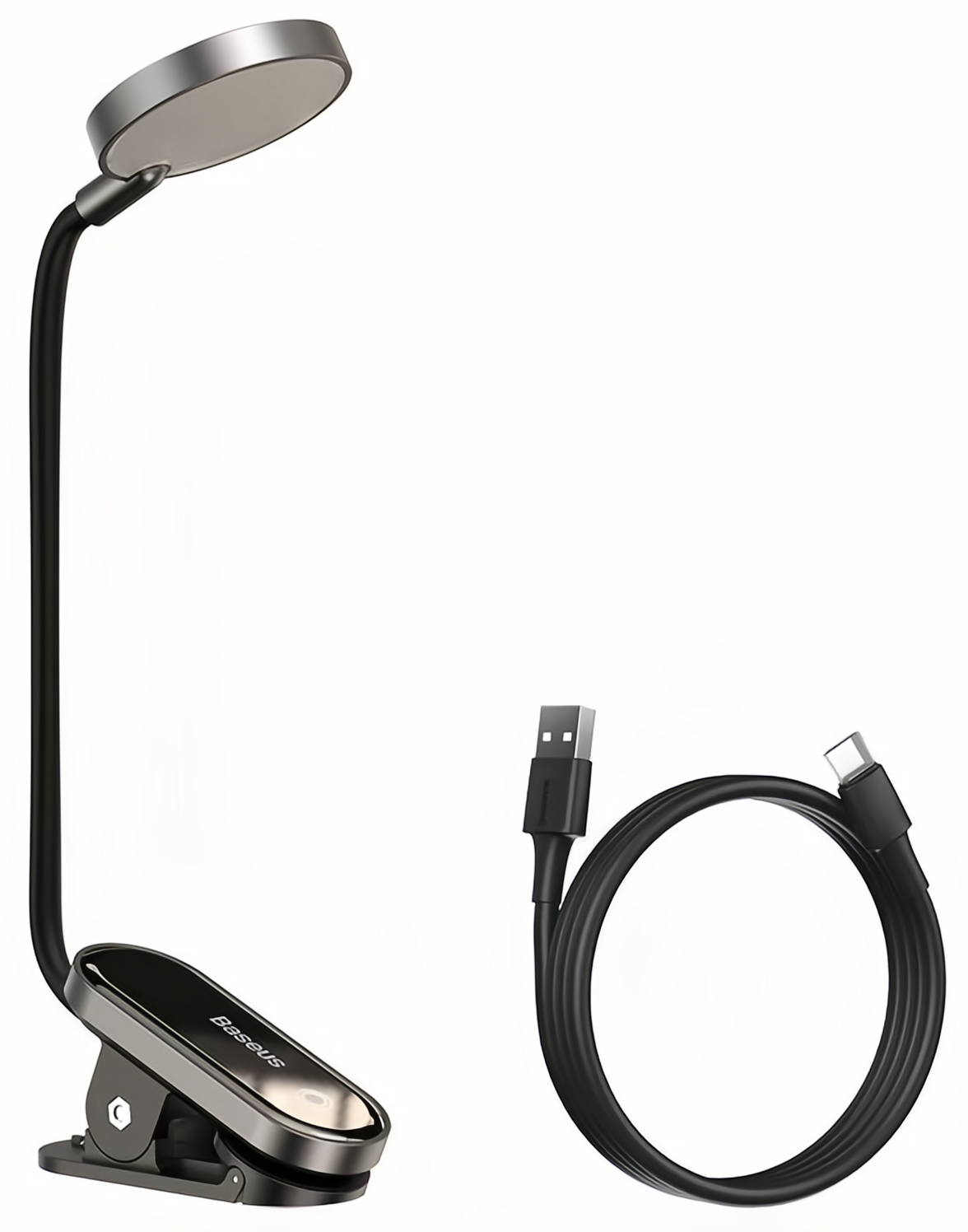 Настольная лампа Baseus Comfort Reading Mini Clip Lamp Dark Gray