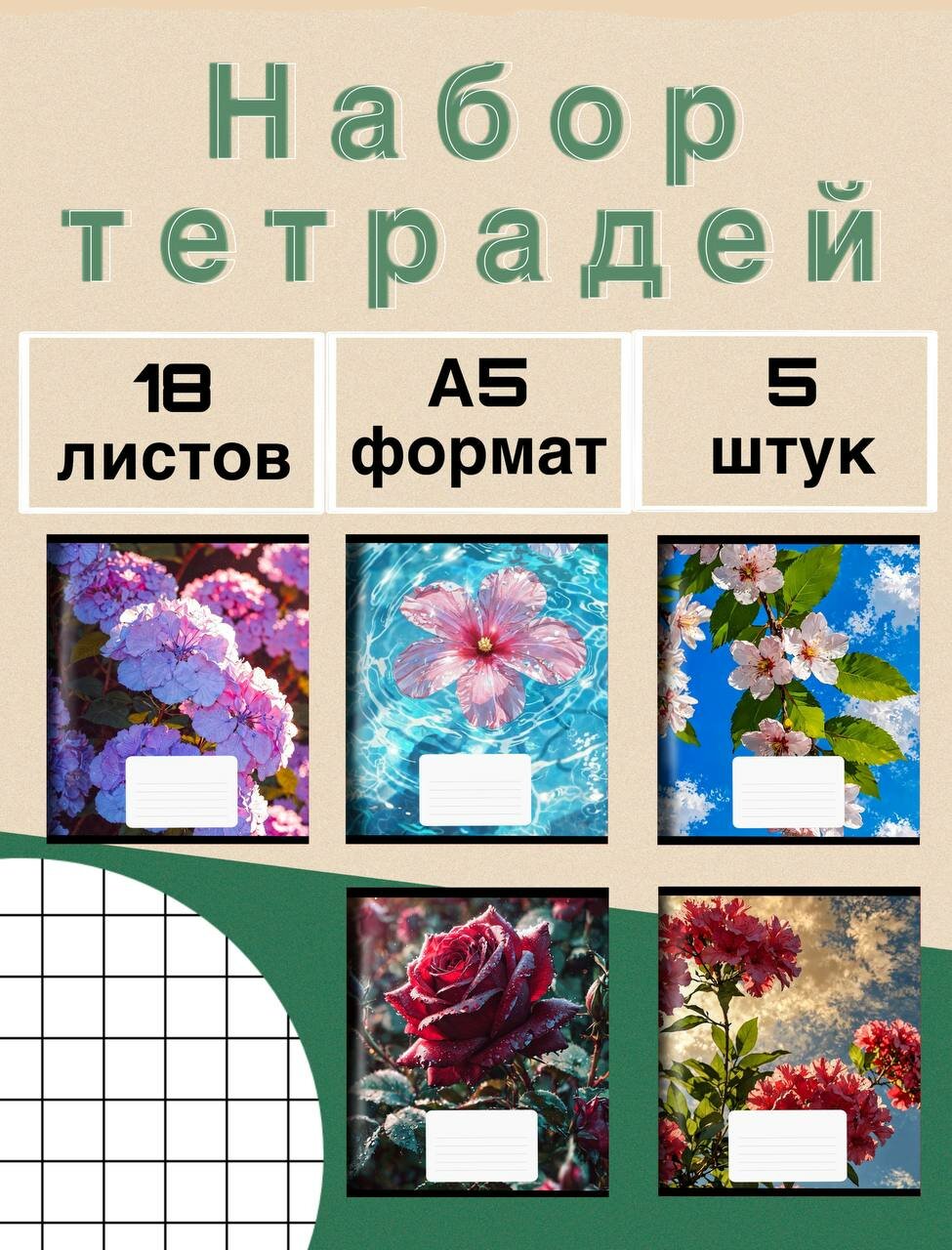 Набор тетрадей 5шт