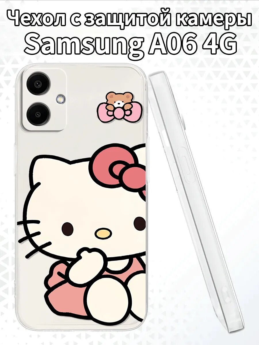 Чехол для SamsungA064G с изображением Хелло Китти