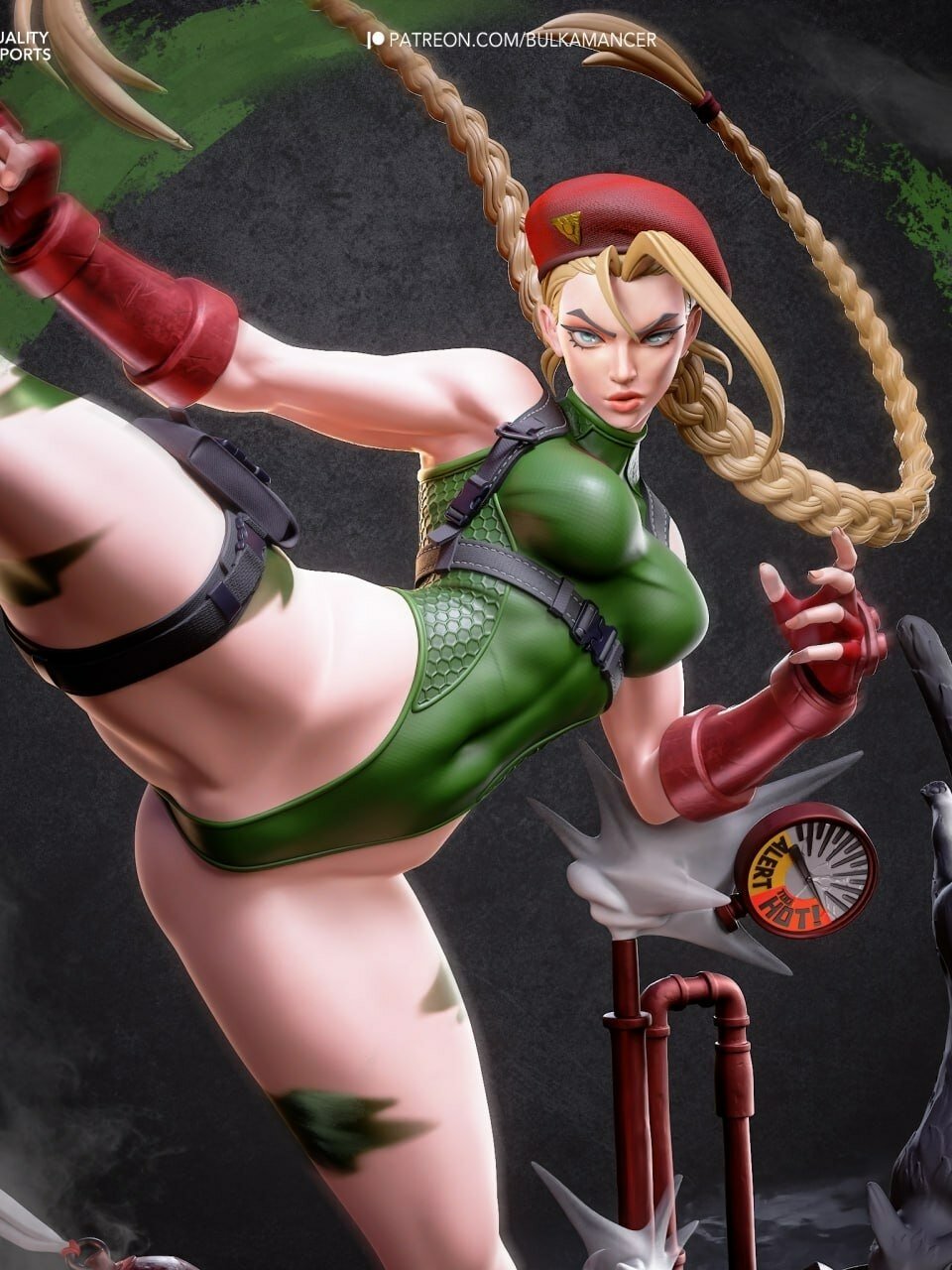 Фигурка под покраску Cammy (Street Fighter) 25 см