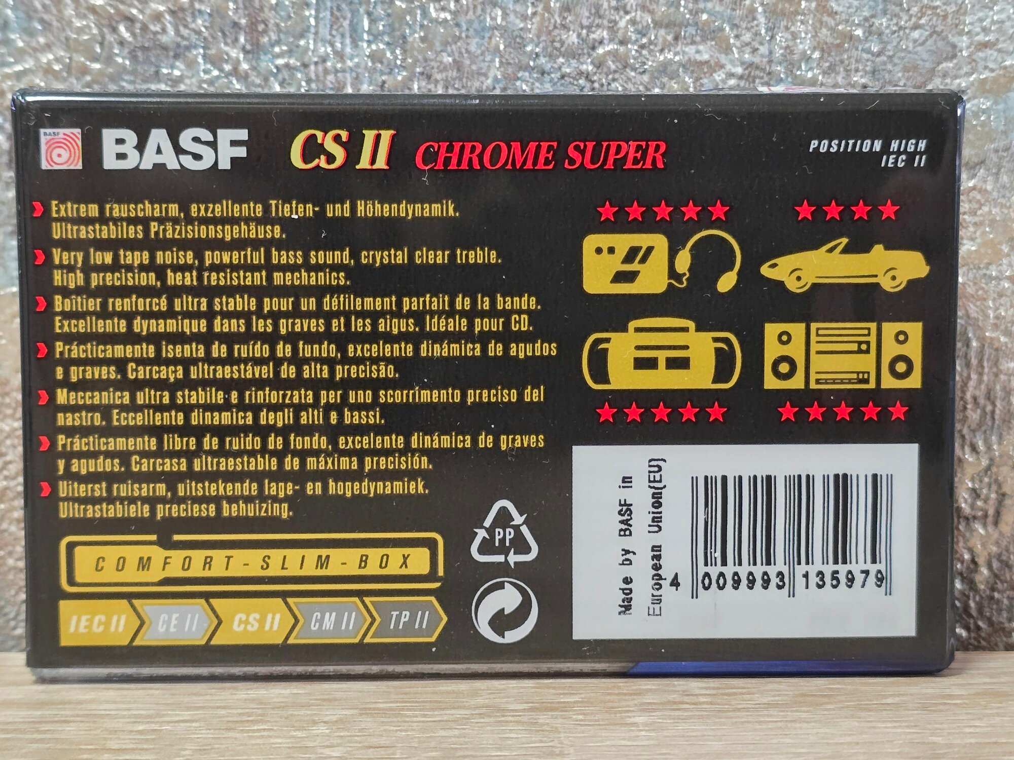 Аудиокассета BASF CHROME — фото 1