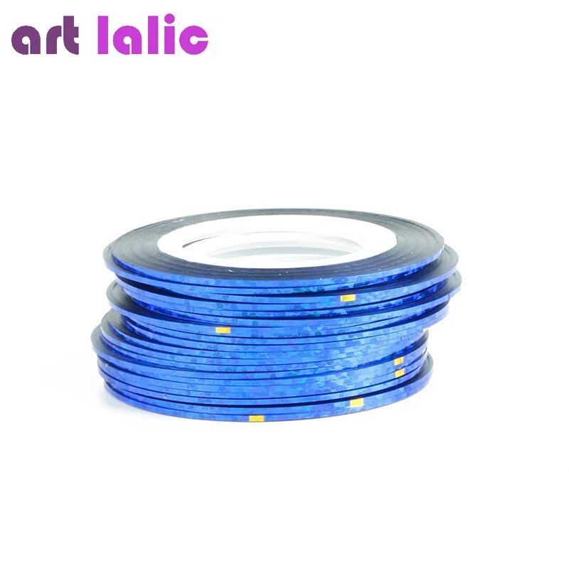 Лента для дизайна ногтей Art lalic, Laser Dark Blue