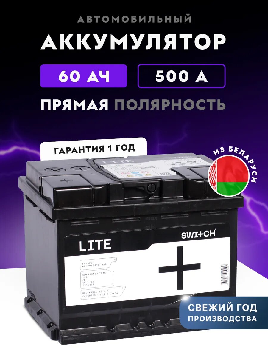 АКБ Switch Lite 60Ач п/п L2