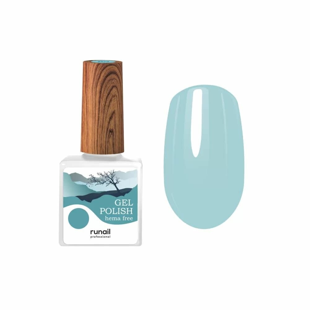 Гель-лак RuNail Professional Gel polish (hema free) № 8573, голубой 10 мл