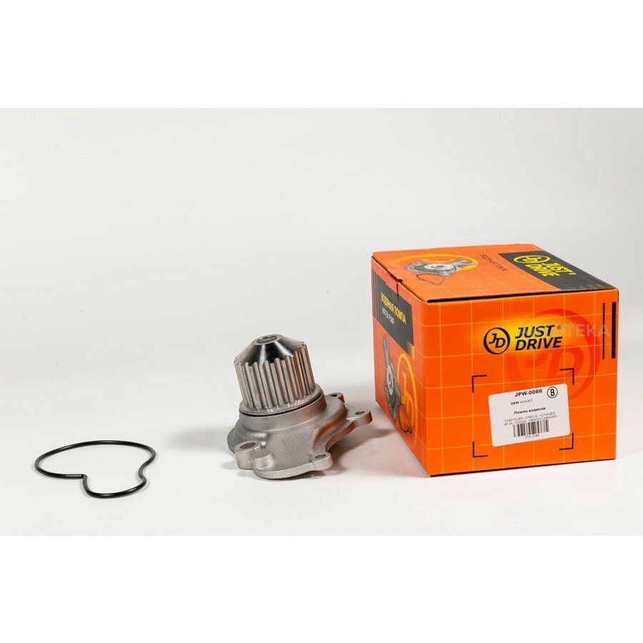 Помпа водяная JUST DRIVE JPW0086 CHRYSLER: CIRRUS, VOYAGER 96-06, DODGE: GRAND CARAVAN, STRATUS 96-06, PLYMOUTH: VOYAGER 96-00 2.4L