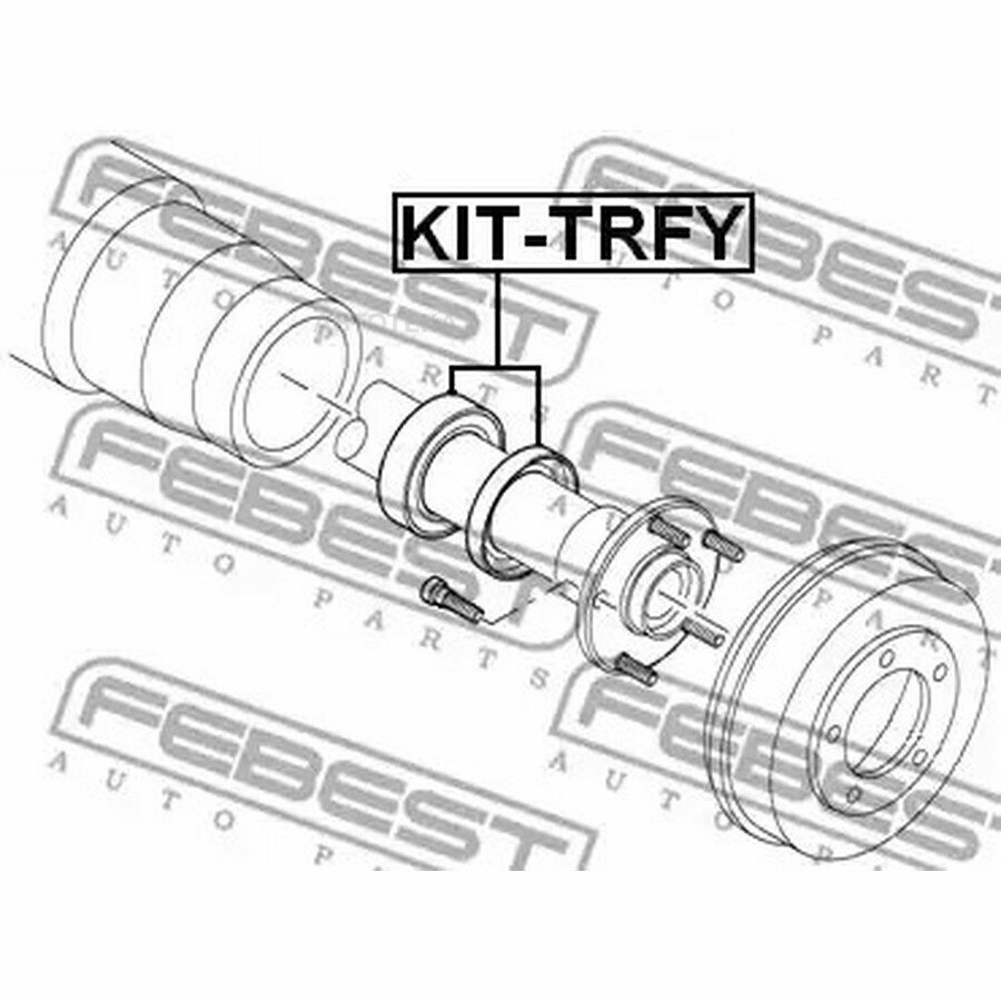 Подшипник привода FORD TRANSIT 00-06 зад. FEBEST KITTRFY
