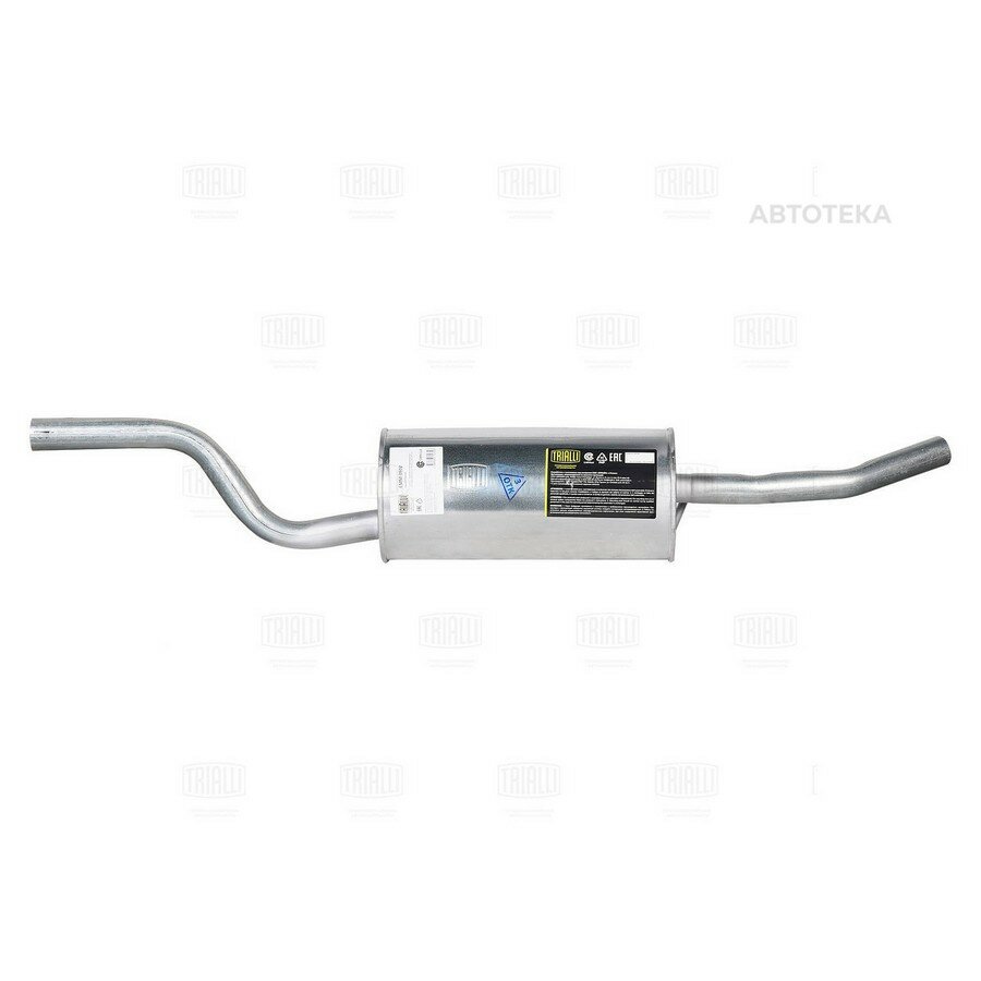 Глушитель Renault Symbol (01-)/Clio II (00-) 1.4i осн. (алюм. сталь) TRIALLI EMM0902