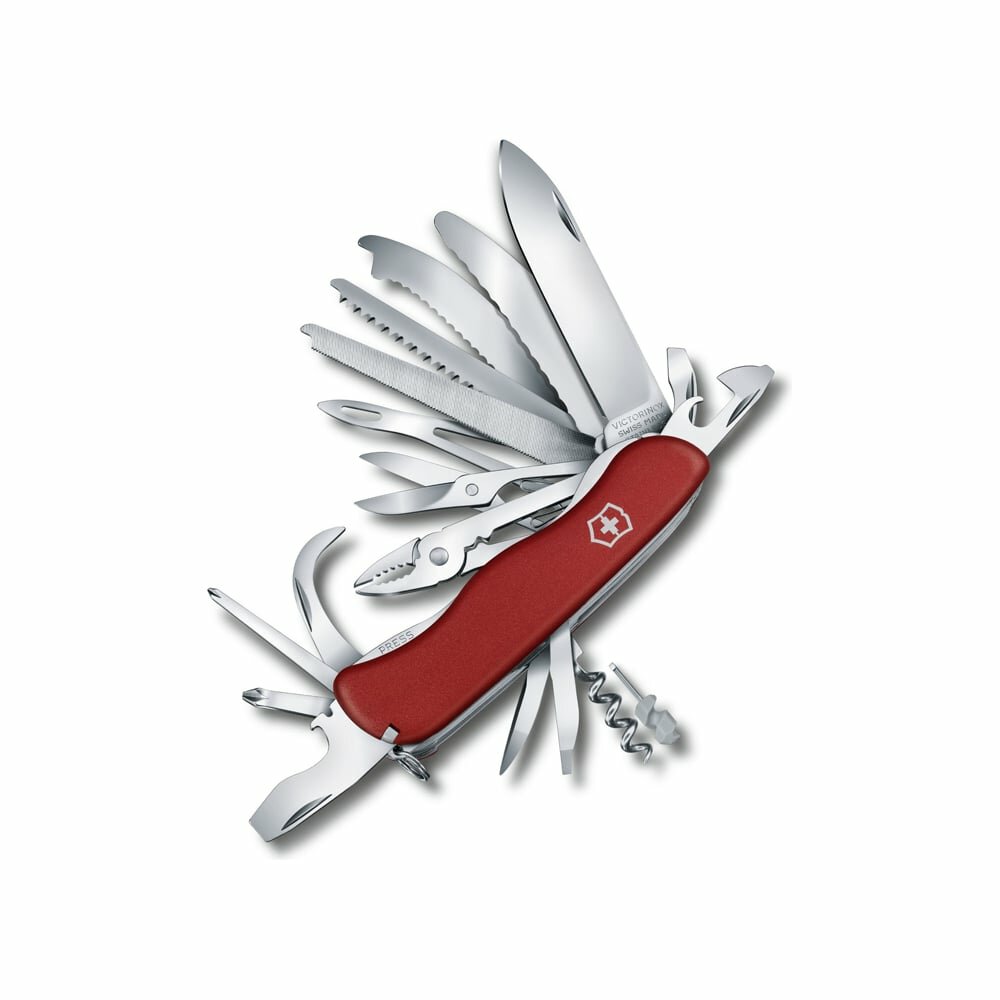 Нож Victorinox WorkChamp XL, 111 мм, 31 функция, красный 0.8564. XL