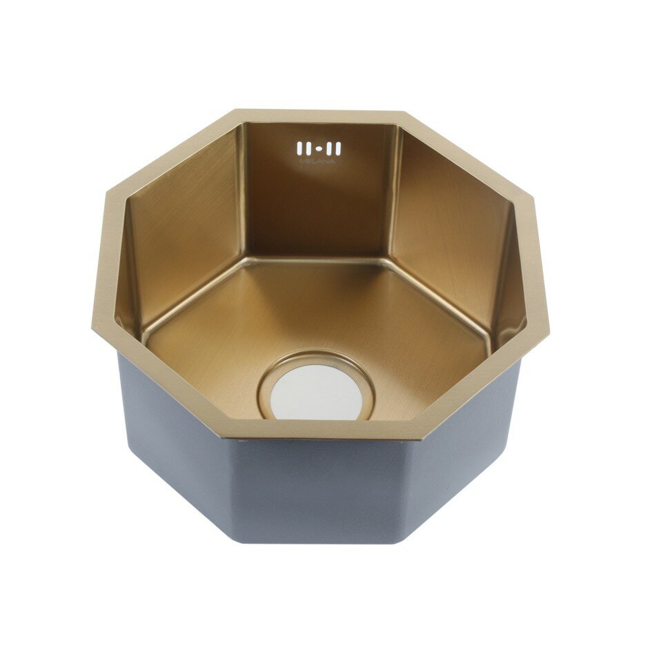 Мойка D400G Octavia MELANA Profline 1,2/200 золото врезная фигурная D400G