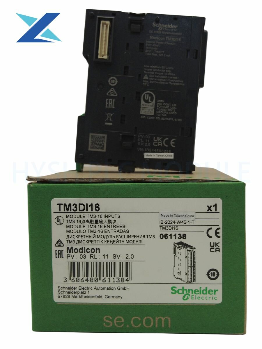 Новый Модуль дискретного ввода TM3DI16 Modicon TM3