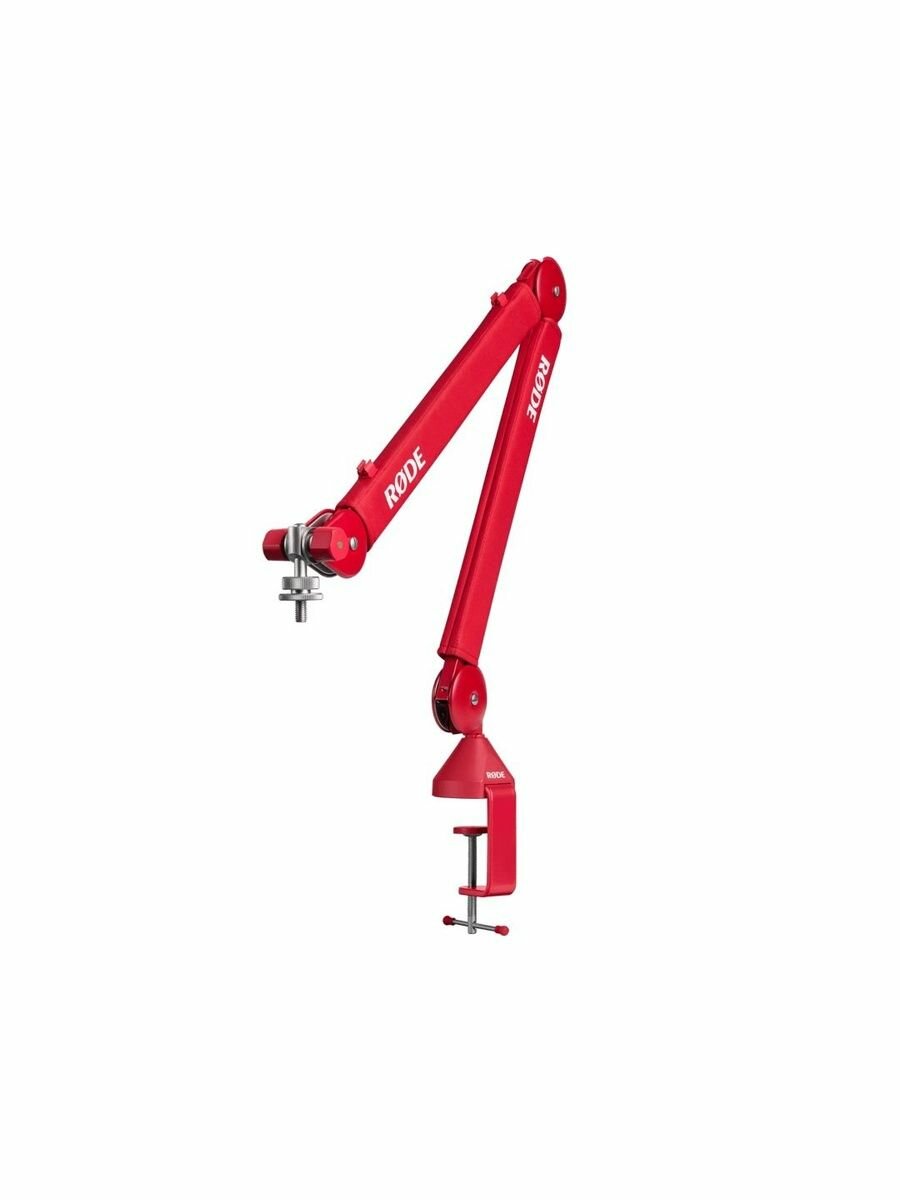 Пантограф стойка для микрофона RODE PSA1+RED, премиум-класса красного цвета, параллелограммные пружины, органайзеры для кабелей.