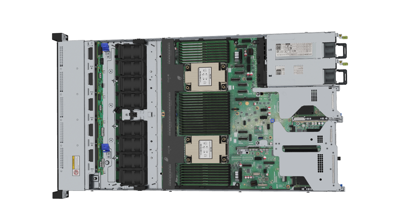 Сервер стоечный Fusion Server 1288 V8, 4,3 см x 79,8 см, два процессора