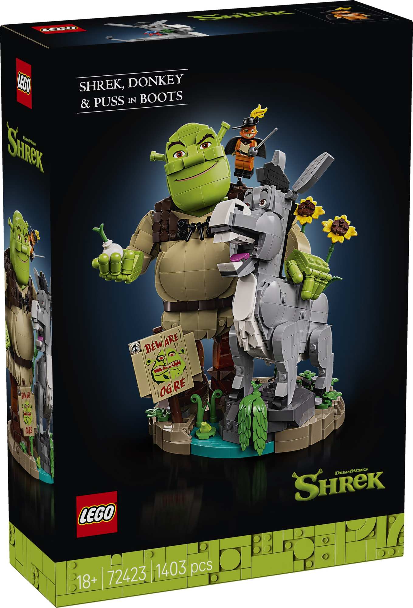 Конструктор LEGO 72423 Shrek, Donkey & Puss in Boots Шрек, Осел и Кот в сапогах