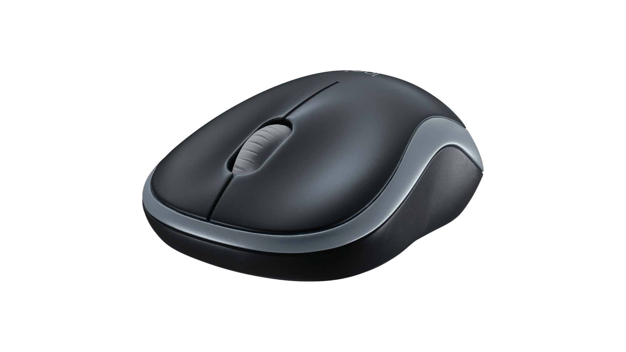 Беспроводная мышь Logitech M186, 1000 DPI, черный/серый — фото 1
