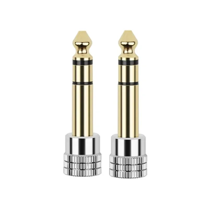 Аудиоадаптер 6, 3–3 5 Конвертер 6,35 мм «папа» на 3,5 мм «мама» 2pcs, 6.35mm M To 3.5mm F