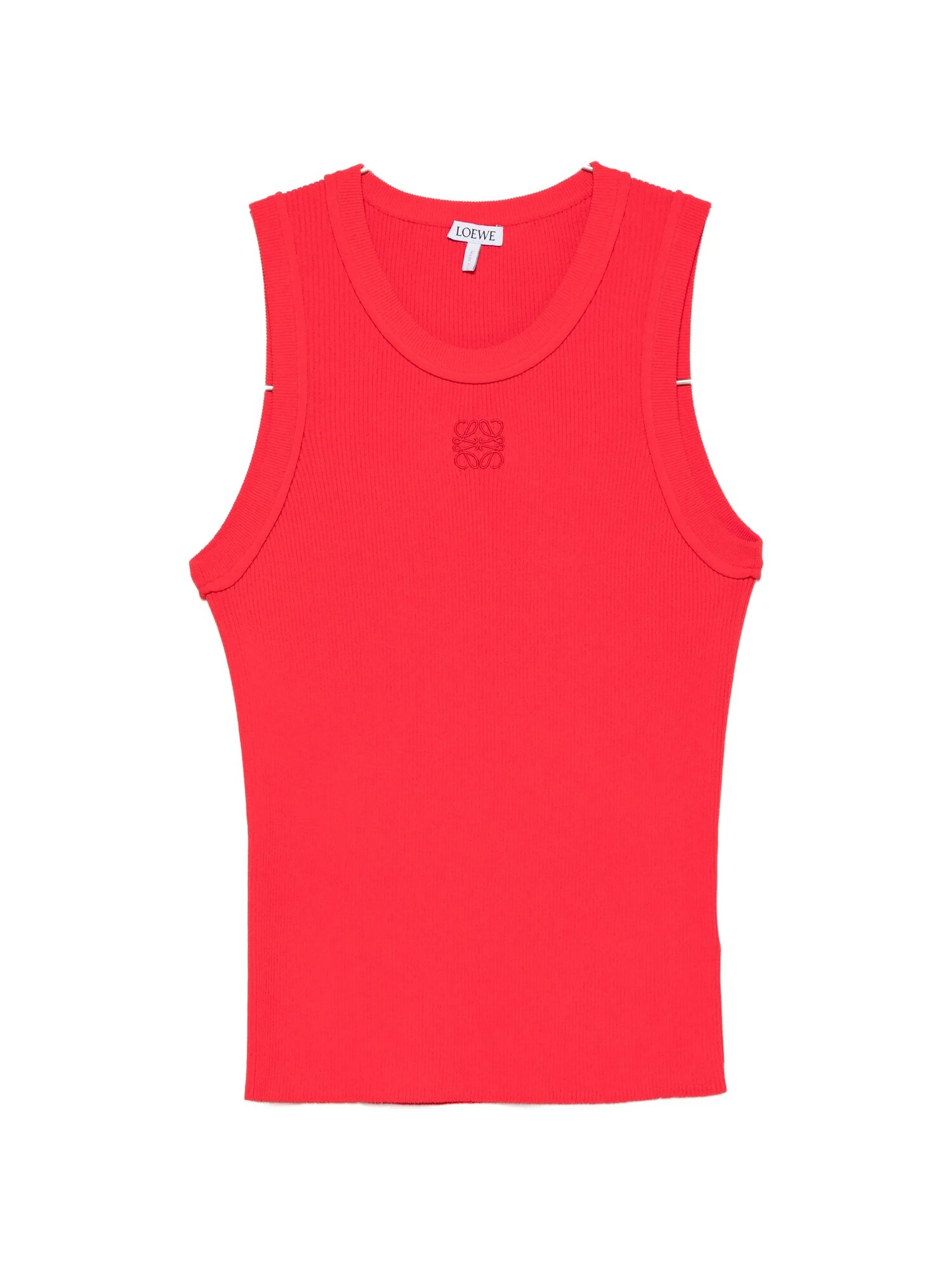Топ Anagram-embroidered ribbed tank top