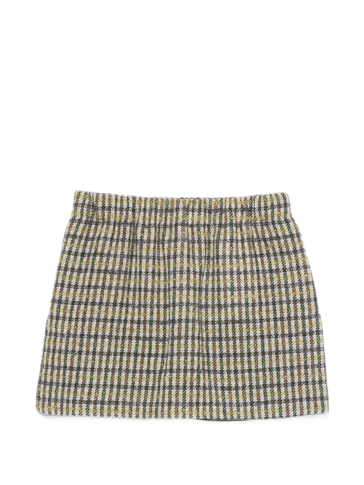 Юбка DOUUOD Kids Check-pattern elasticated-waist skirt, размер 14 лет, зеленый, — фото 1
