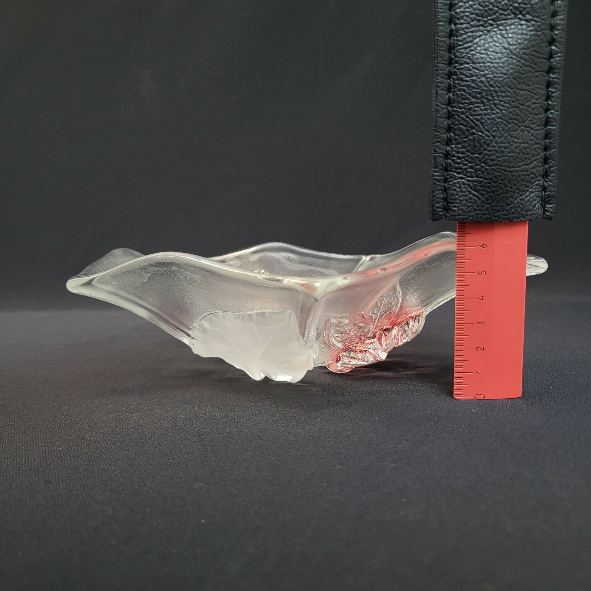 Ваза декоративная винтажная, СССР. Цветное стекло, Walther Glas, модель Evita