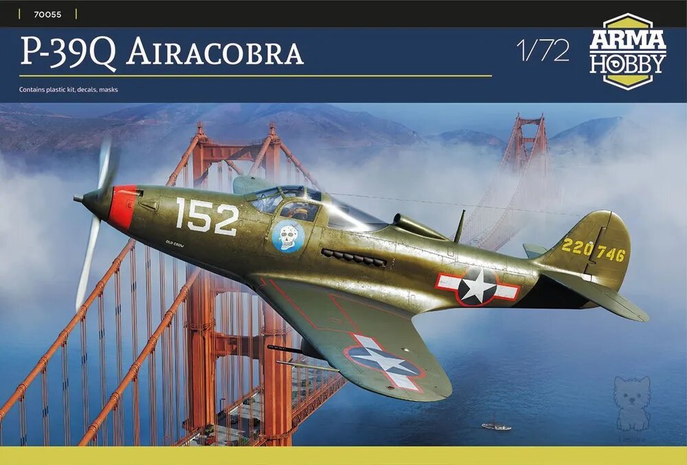Сборная модель 1/72 Bell P-39Q Airacobra (Arma Hobby) 70055
