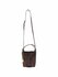 Сумка Chloe Spin snakeskin-effect bucket bag, brown
