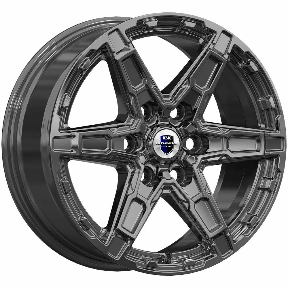 Диск колёсный Дистрикт (КС1159-00) 8x18 ЕТ 25 6x114.3 66.1 кварц, арт.83780