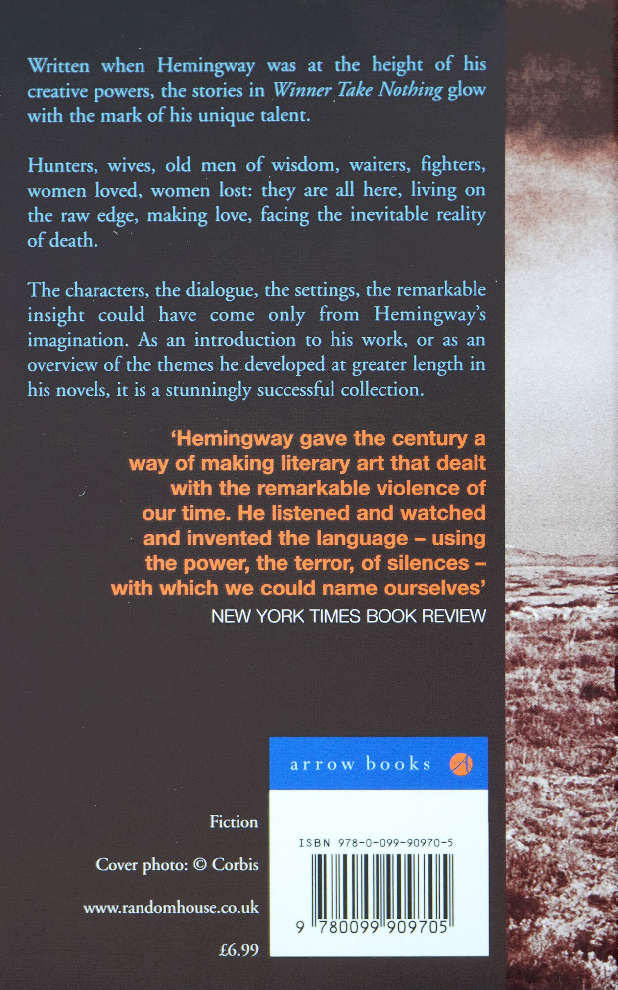 Книга Winner Take Nothing Хемингуэй Эрнест на английском языке, Издательство Arrow Books, Мягкая обложка, Покетбук — фото 1