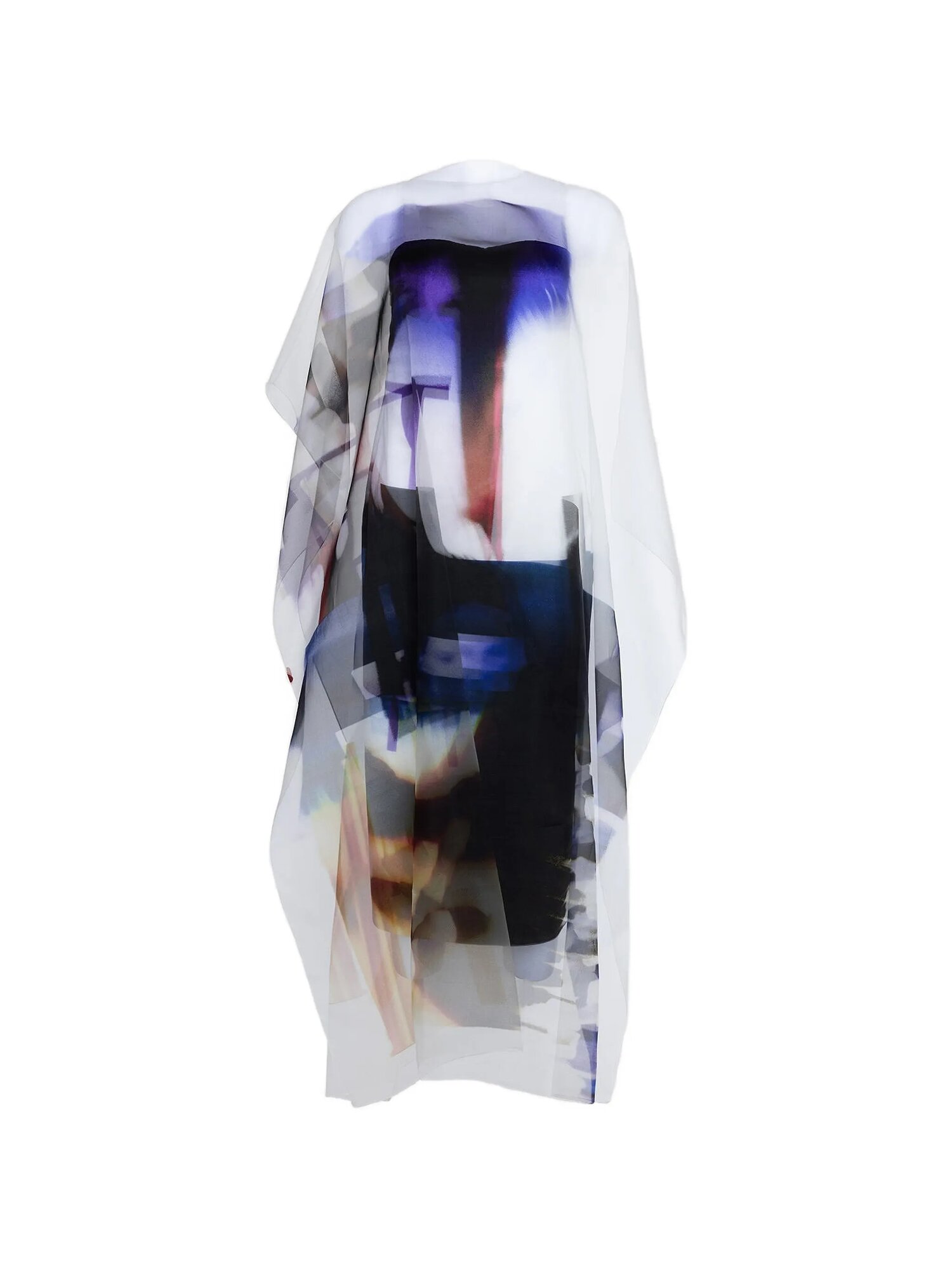 Платье Eren abstract-print layered midi dress