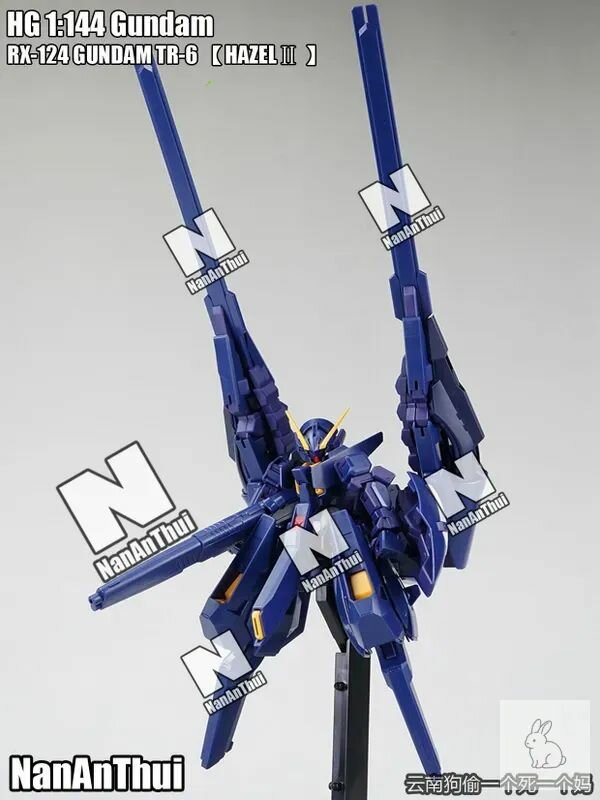 Сборная Игрушечная фигурка модель HG 1:144 Gundam RX-124 GUNDAM TR-6 HAZEL , Высококачественная модель, Поставляется с бесплатными наклейками