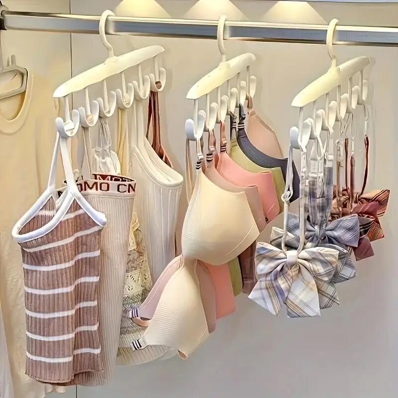 Вешалка для одежды на 12 крючков, White