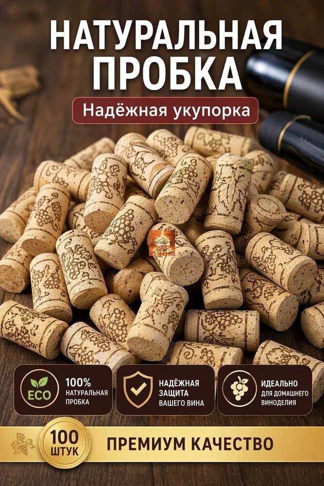 Пробка 100 шт. — фото 1