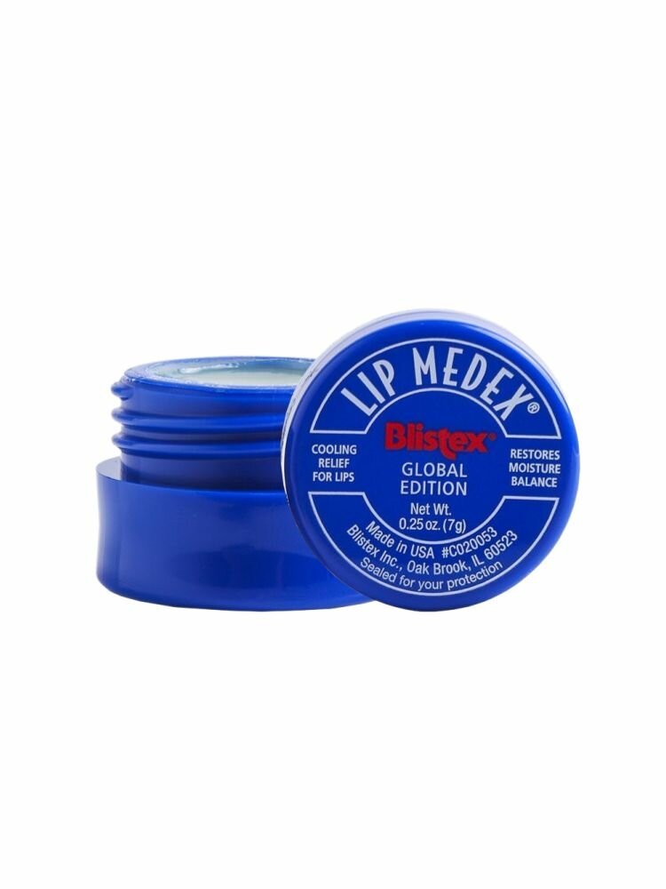 Blistex, Lip Medex, Обезболивающий бальзам для губ. Охлаждение, Защита, Увлажнение и Заживление (7 гр)