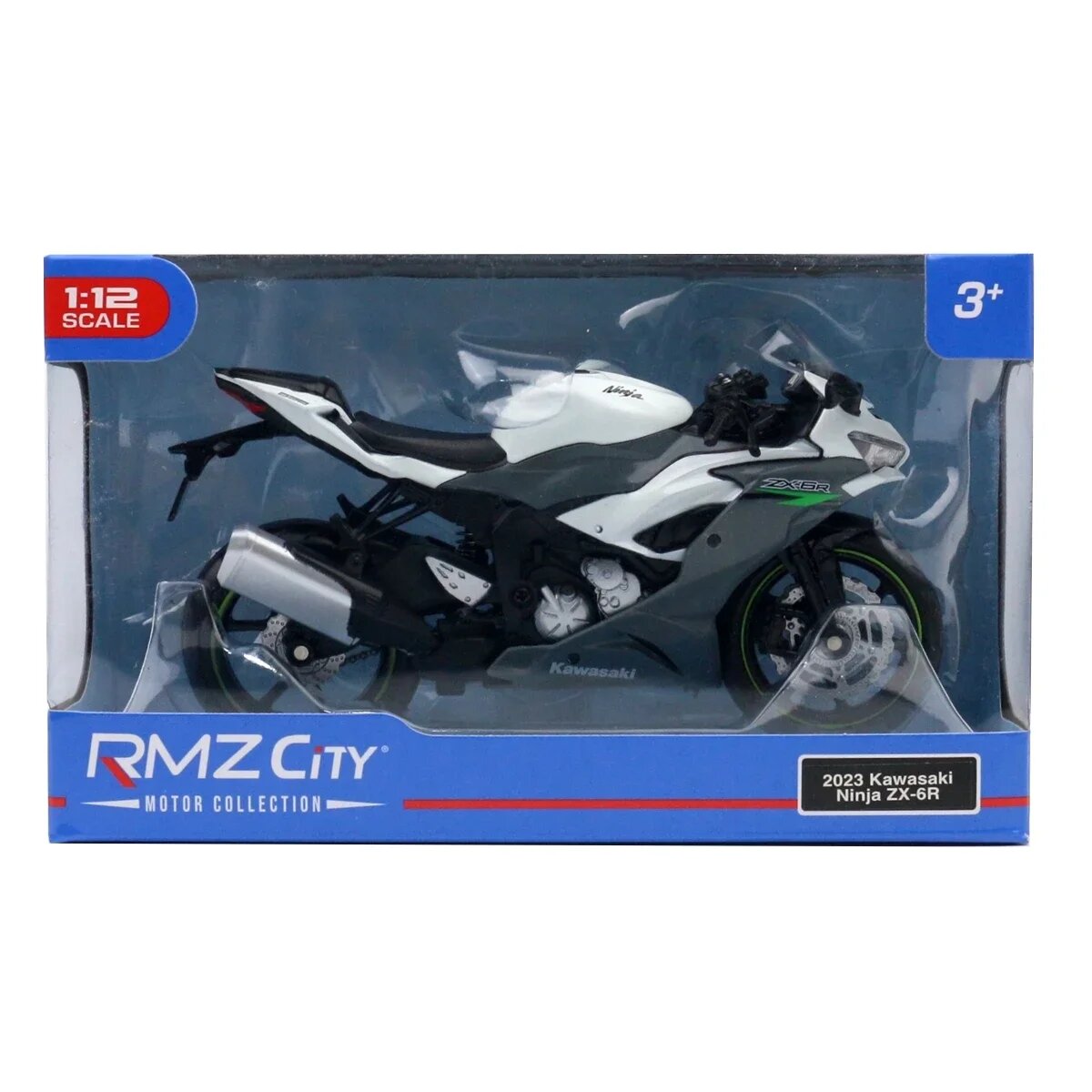 Модель мотоцикла Kawasaki Ninja ZX-6R 1:12, с коробкой