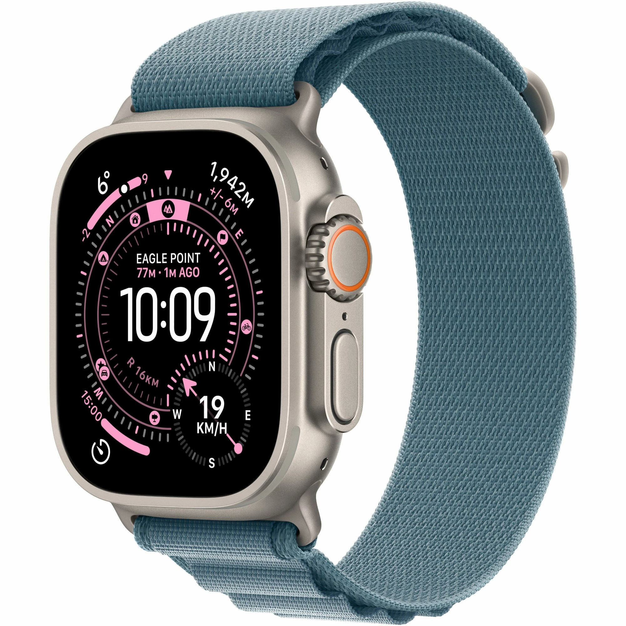 Смарт часы Apple Watch Ultra 3 49 mm Natural / Light Blue Alpine Loop Размер L
