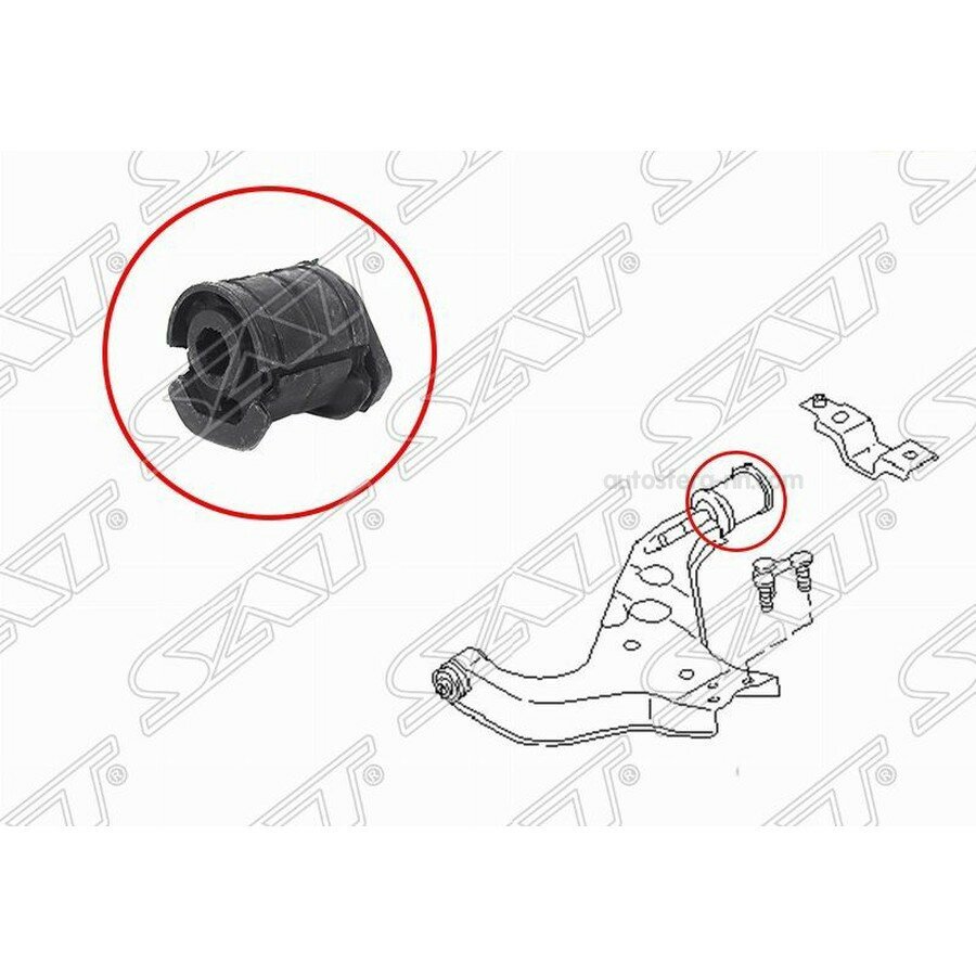 SAT ST545700W000 Сайлентблок рычага Nissan Pathfinder 95-04 / Terrano 95-02