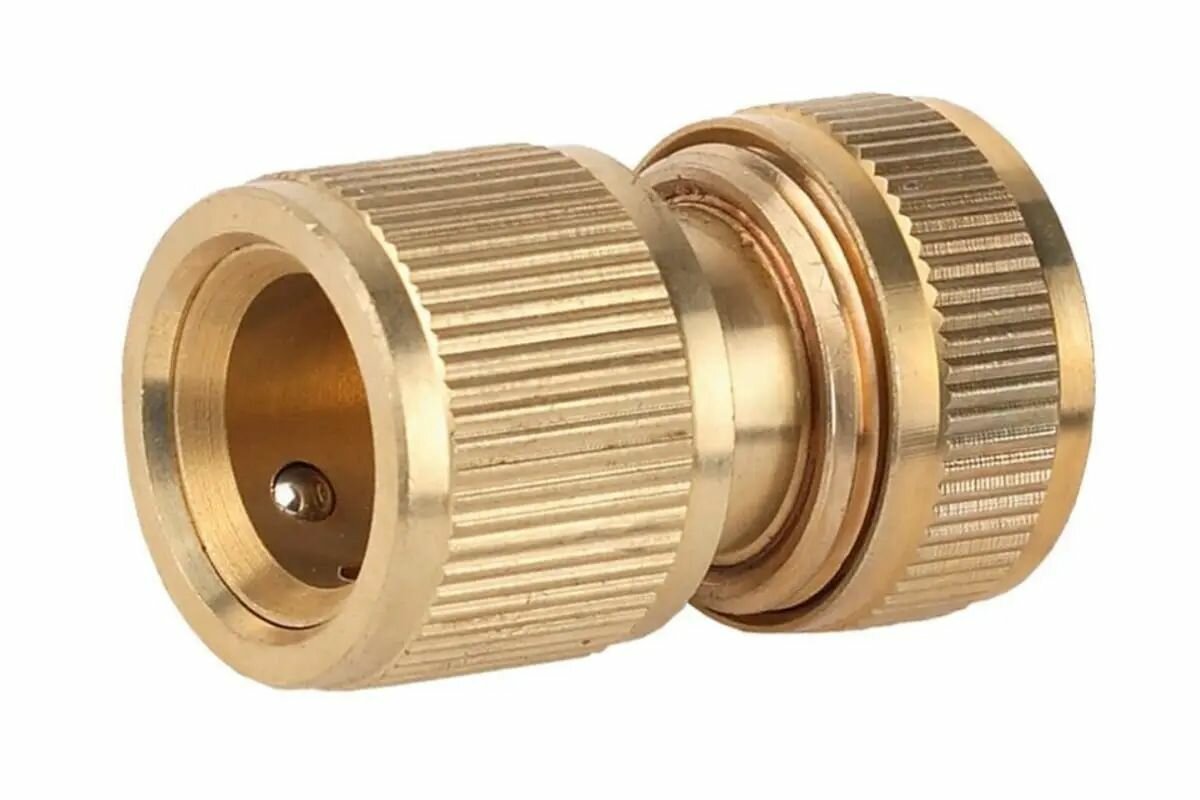 GRINDA PROLine BC-12A, 1/2", с автостопом, соединитель быстросъёмный для шланга, из латуни 8-426129_z02