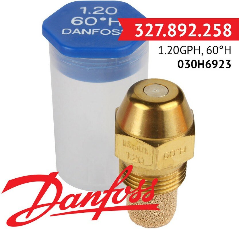 Топливная форсунка Danfoss 1.20GPH,60H 030H6923