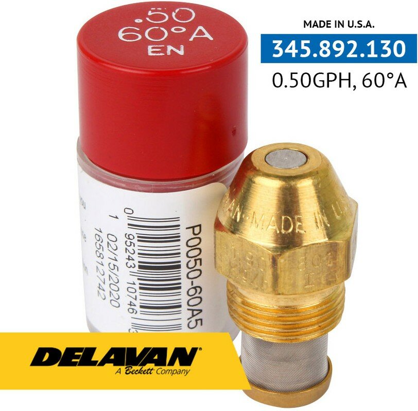 Топливная форсунка Delavan 0.50GPH, 60A (5) P0050-60A5