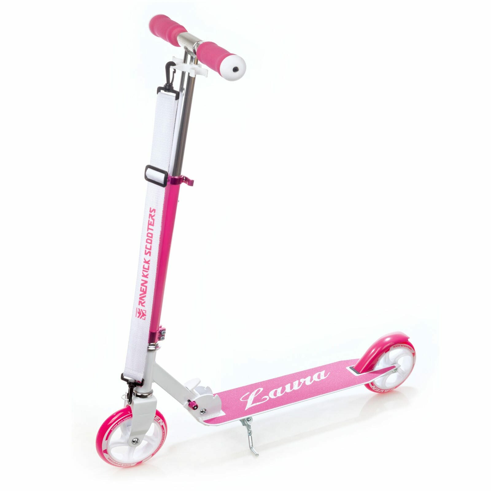 DECATHLON самокат Raven Laura 145mm, розово-белый