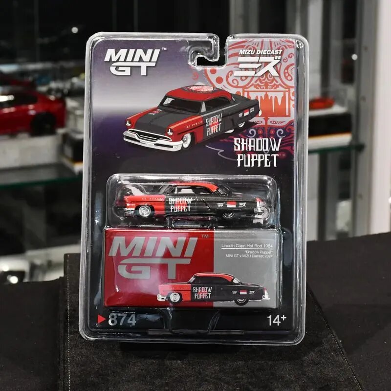MINI GT 1/64 #874 Lincoln Capri Hot Rod 1954 Коллекционная машинка