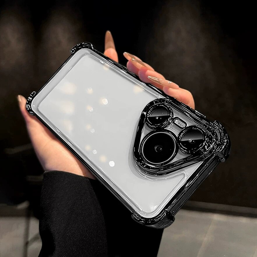 Чехол для телефона Huawei P50 Pro с антиударным покрытием, черный цвет, одиночный чехол