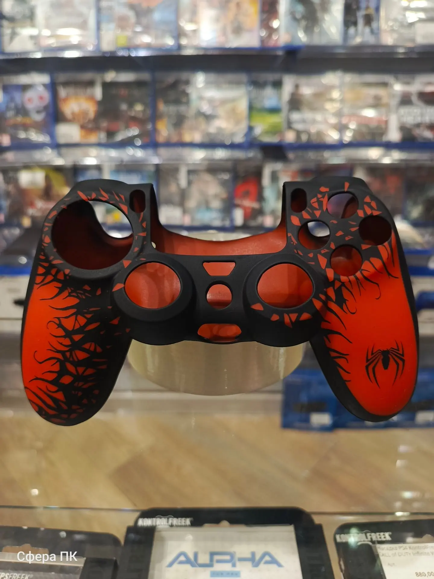 Чехол защитный PS4 Silicone Case for Controller Marvel's Spider-Man 2 |92(SPC)