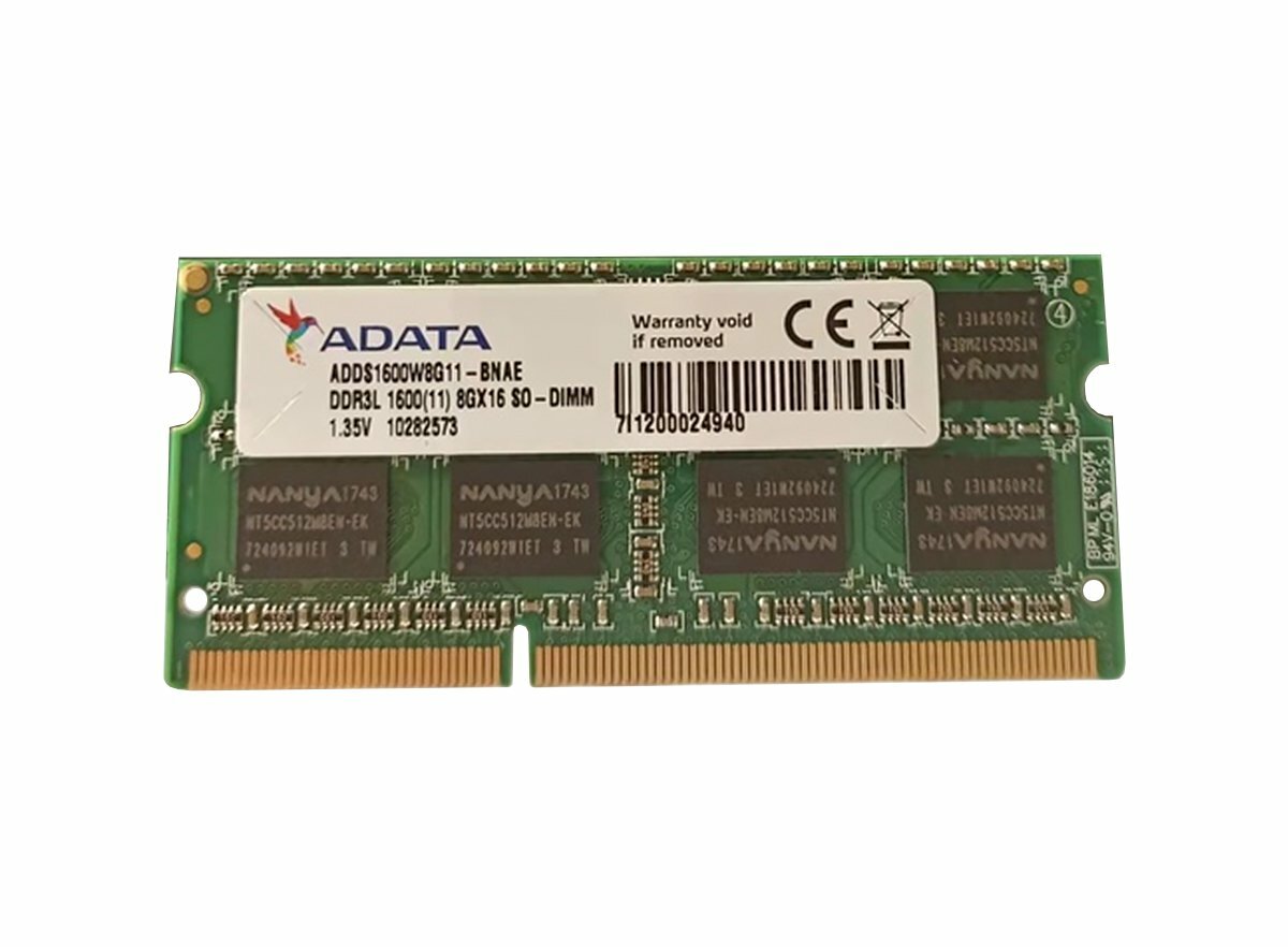 Оперативная память Adata DDRIII 8Gb ADDS1600W8G11-BNAE